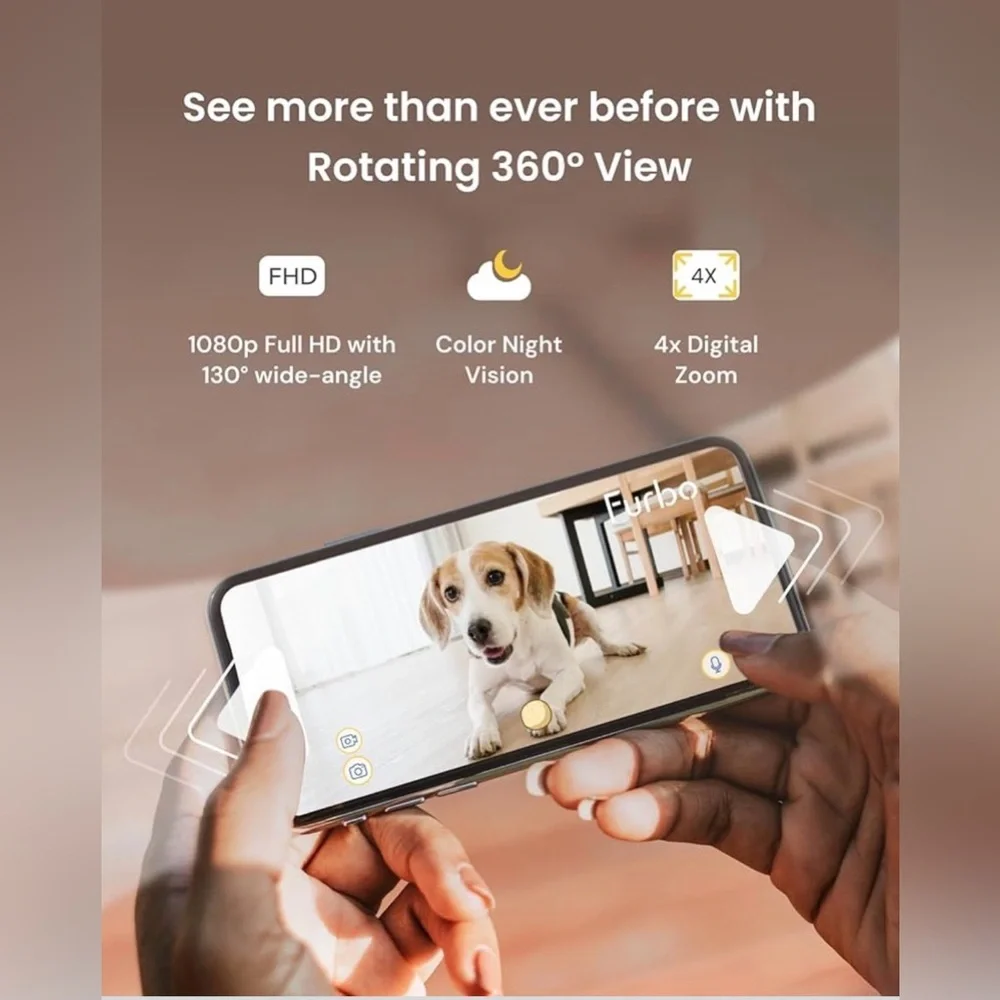 Furbo | Dog | Furbo 36 Dog Camera Pet Monitor W Treat Toss Bark Alerts ...